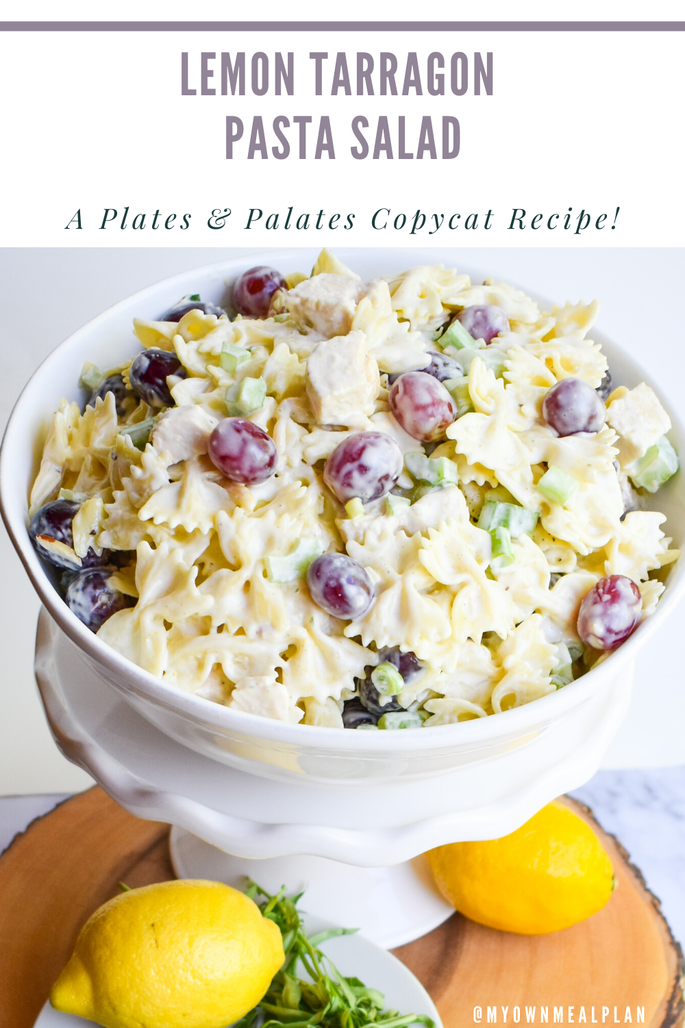 Lemon Tarragon Pasta Salad - Alex Daynes